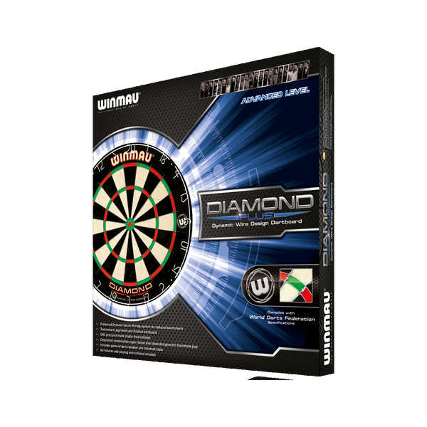WINMAU Diamond Plus Dartboard + x – Arcade Sports